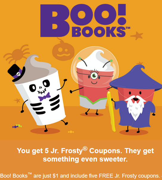 Wendy's Free Frosty Halloween Trick-or-Treat Books | Bargain Believer